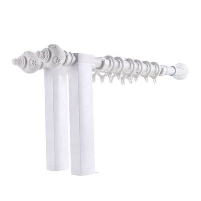 Aluminum Alloy Roman Curtain Rod Motorized Wifi Control Automatic ...