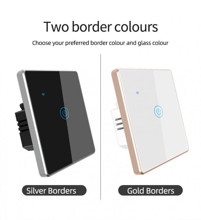 10AMP WiFi RF Smart Switch AC110-220V 1 Gang 2 Way Smart Light Switch